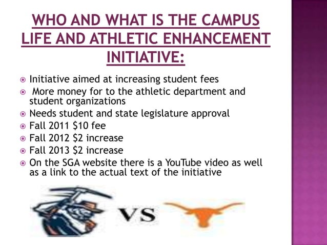 Utep Athletic Fee Initiative Presentation | PPTX