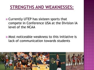 Utep Athletic Fee Initiative Presentation | PPTX