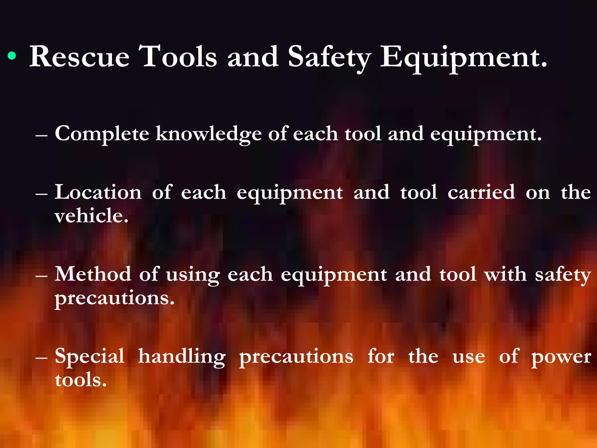 WAYS TO IMPROVE OUR STATION-BASED ARFF TRAINING | PPT