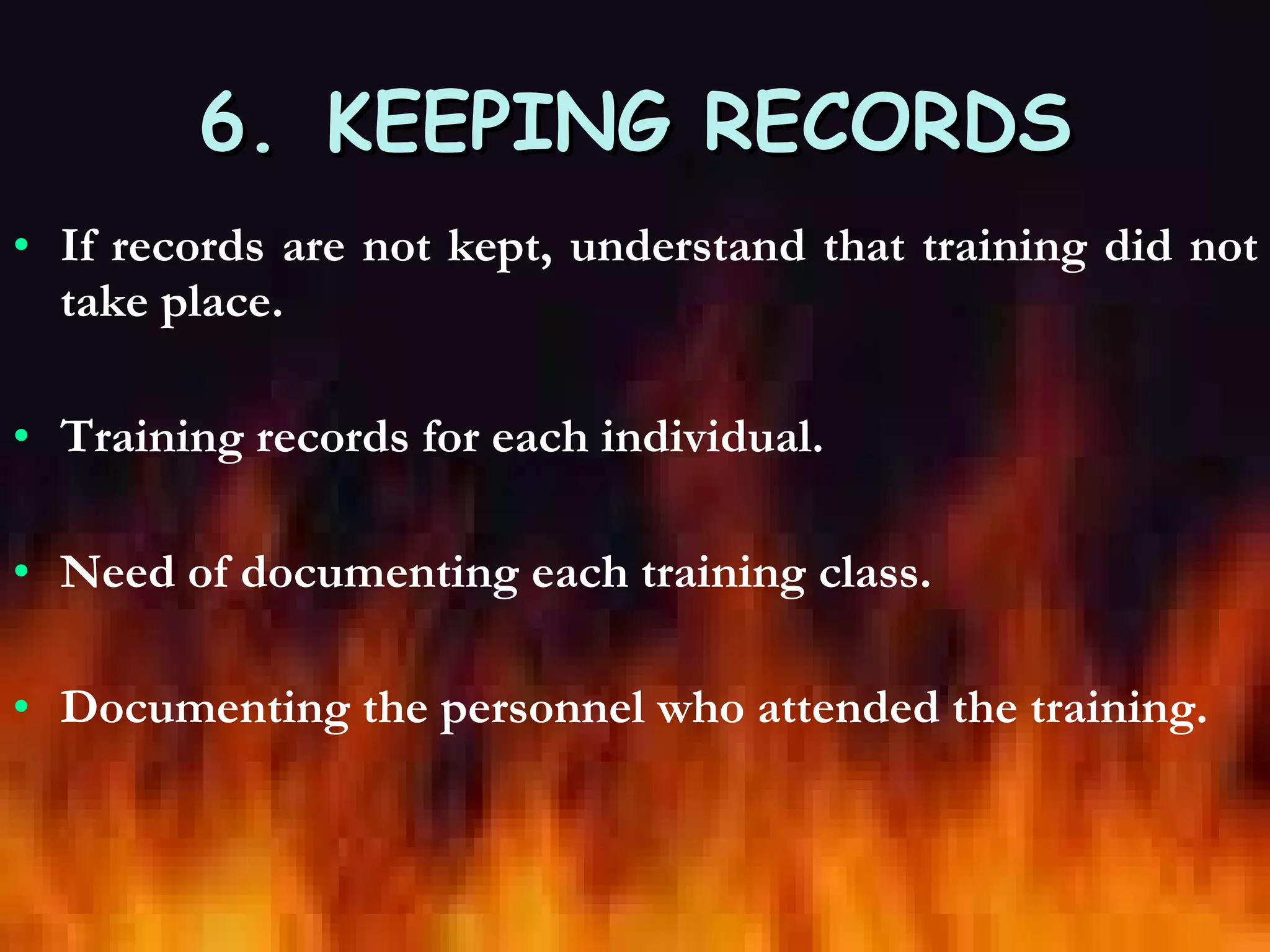 WAYS TO IMPROVE OUR STATION-BASED ARFF TRAINING | PPT