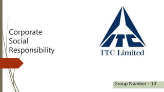 CSR Activities of ITC | PPT