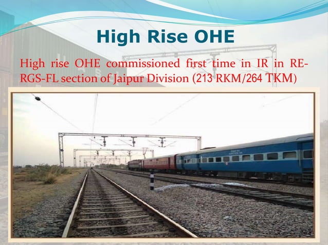 Revised ppt High rise OHE (1).pptx | Rail Travel | Travel Type