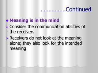 Revised Process of Communication | PPT
