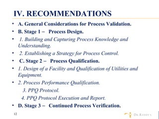 Revised Process Validation | PPT