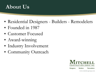 Mitchell Construction Group | PPT
