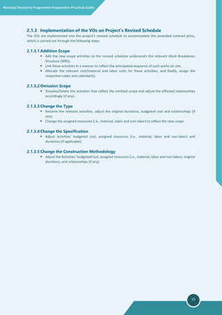 Revised recovery programme preparation practical guide rev.00