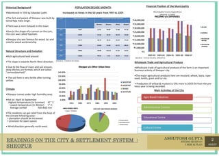 Sheopur_development plan explanation | PDF