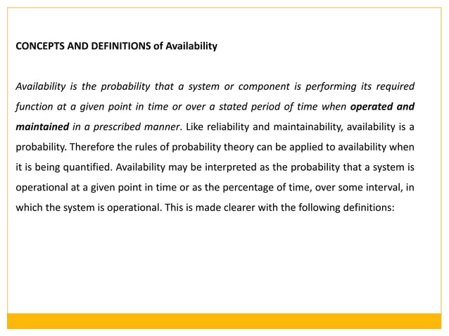 Revised Reliability Presentation (1).ppt | Operating Systems | Computer Software and Applications