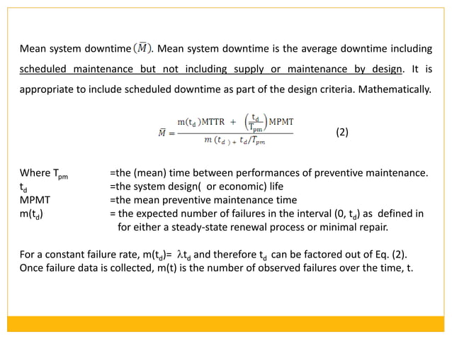 Revised Reliability Presentation (1).ppt | Operating Systems | Computer Software and Applications