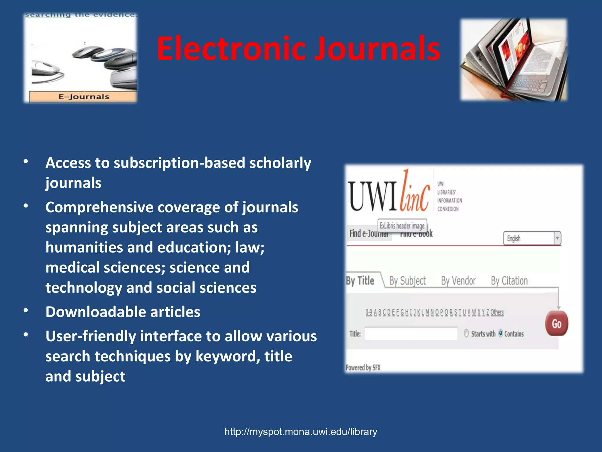 UWI Mona Library | PPT