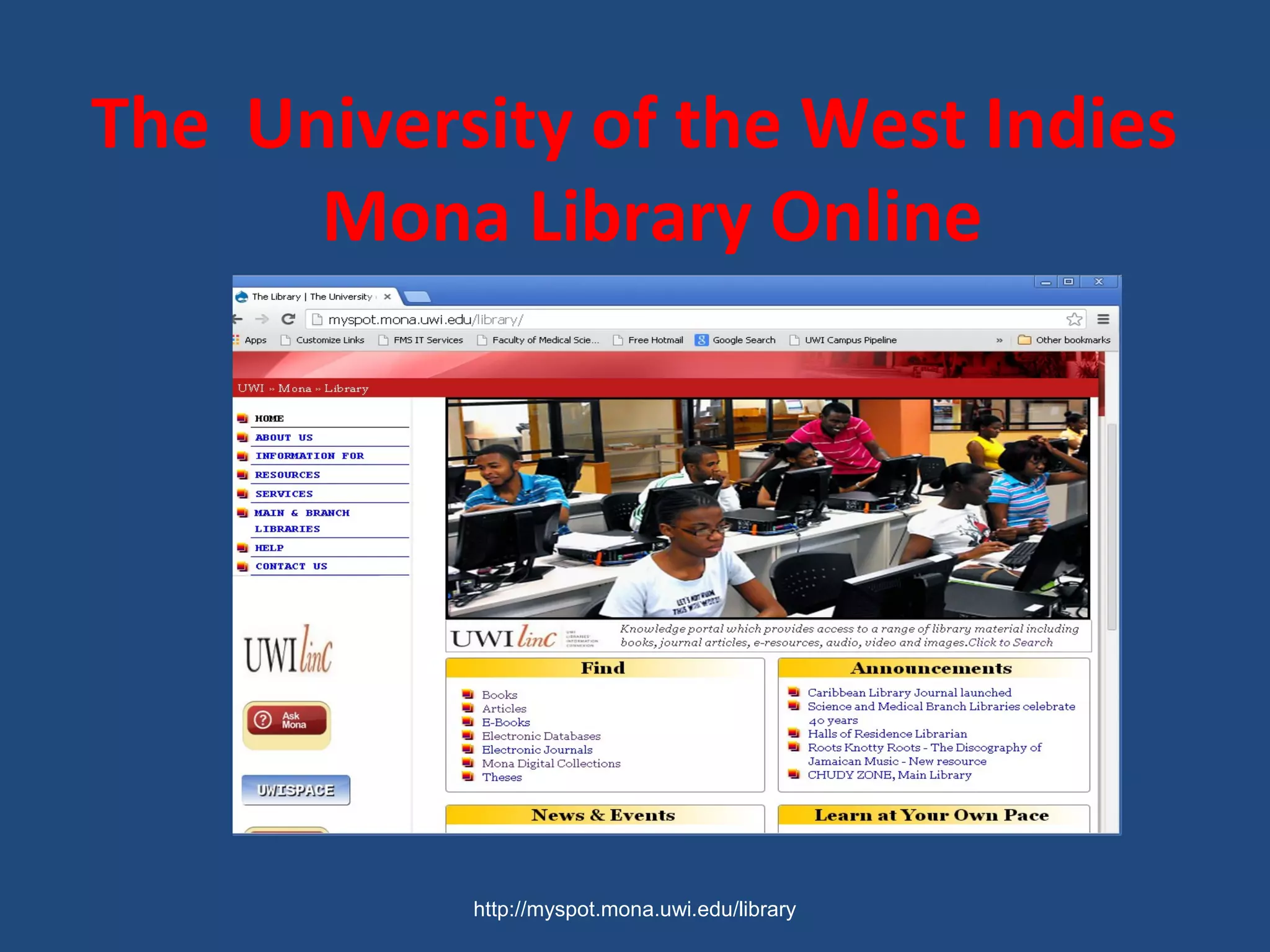 UWI Mona Library | PPT