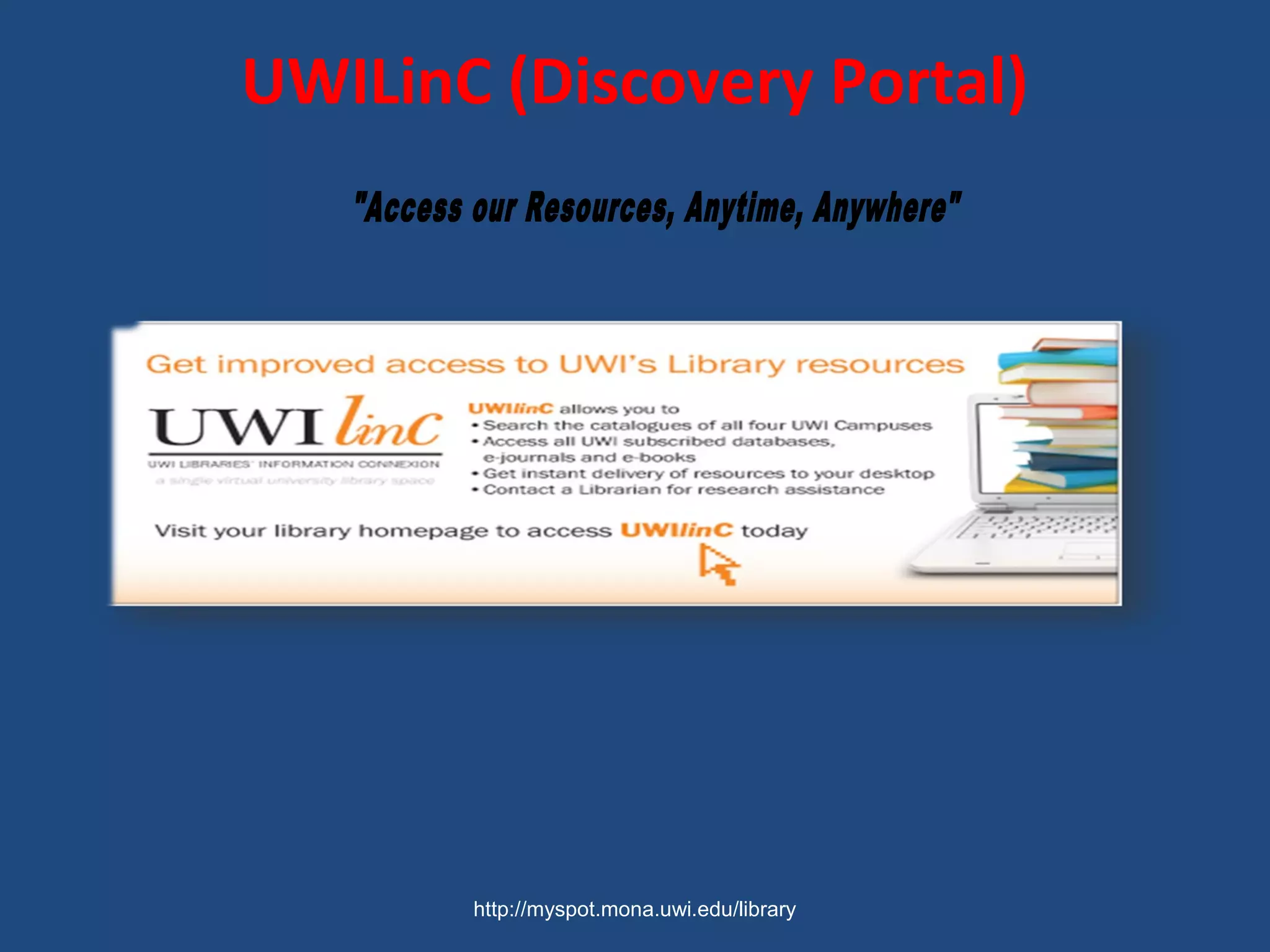 UWI Mona Library | PPT
