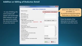 New utility for preparation of TDS correction statements | PPTX