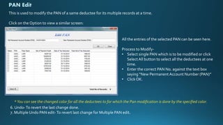New utility for preparation of TDS correction statements | PPTX