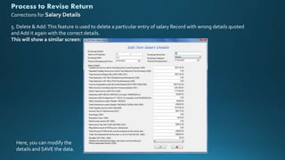 New utility for preparation of TDS correction statements | PPTX