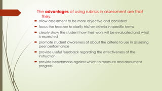 How to write an ideal Rubric presentation | PPTX