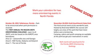 Instructions for north florida jrotc orienteering championships | PPTX