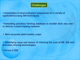 Geographical information system and its application in horticulture | PPT