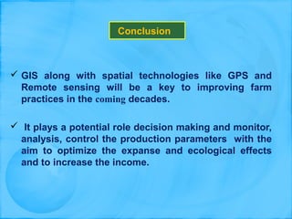 Geographical information system and its application in horticulture | PPT