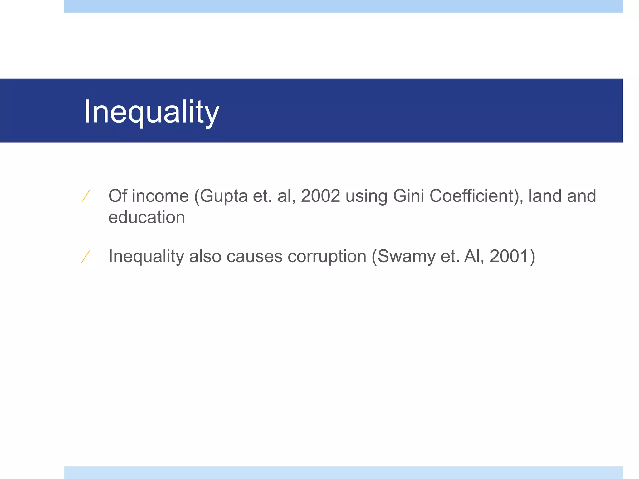 Causes and consequences of corruption | PPTX