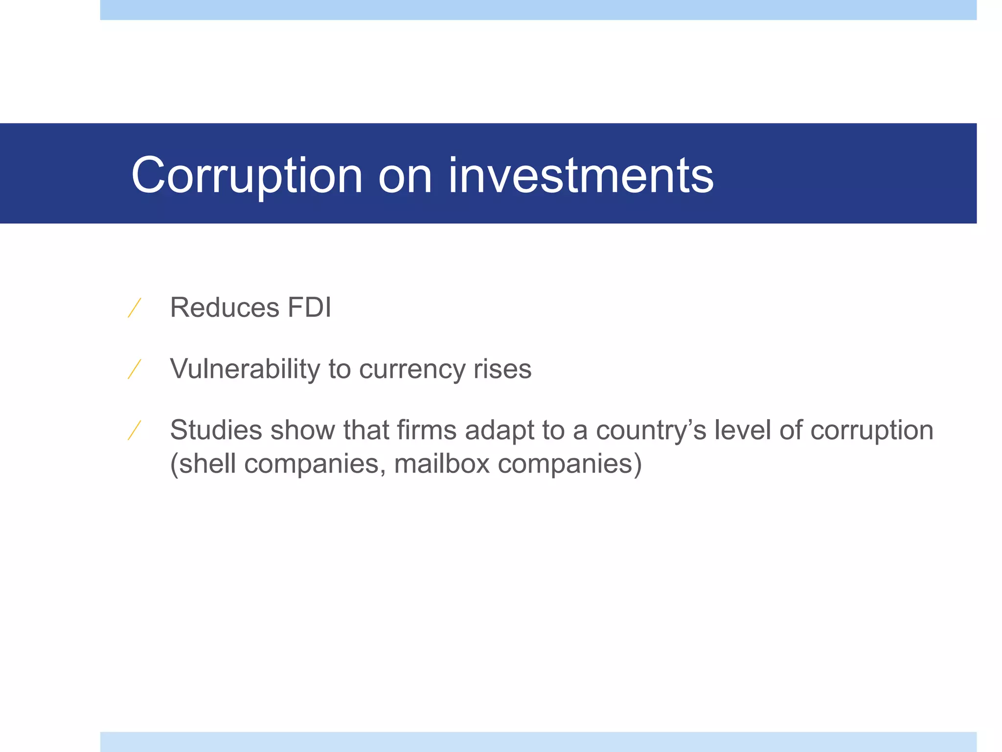 Causes and consequences of corruption | PPTX