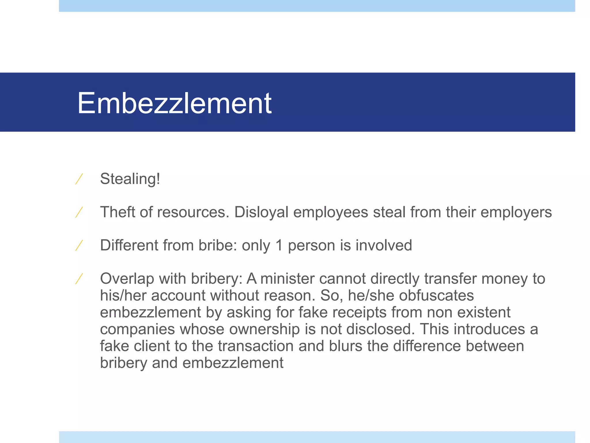 Causes and consequences of corruption | PPTX