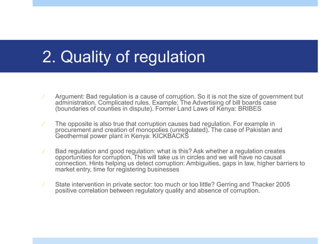 Causes and consequences of corruption | PPTX