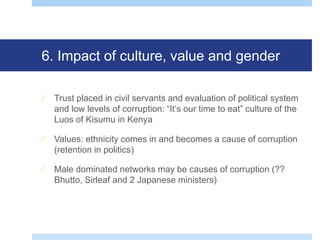 Causes and consequences of corruption | PPTX