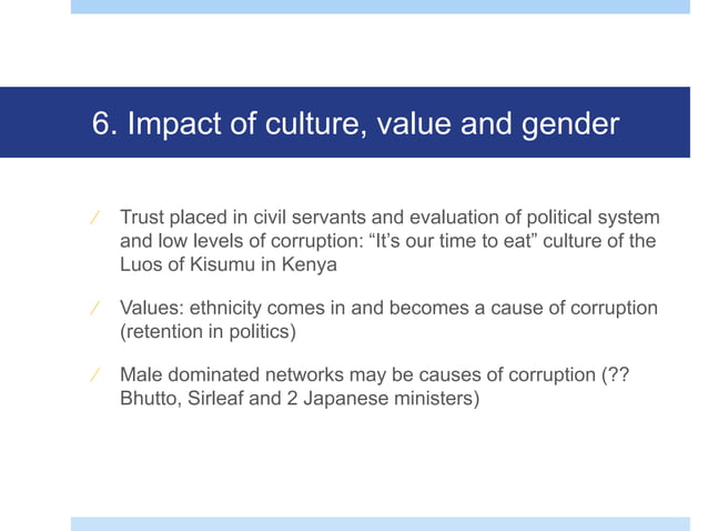 Causes and consequences of corruption | PPTX