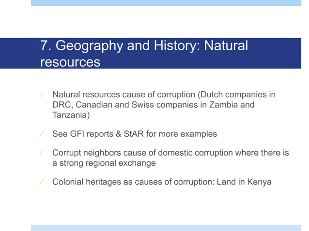 Causes and consequences of corruption | PPTX