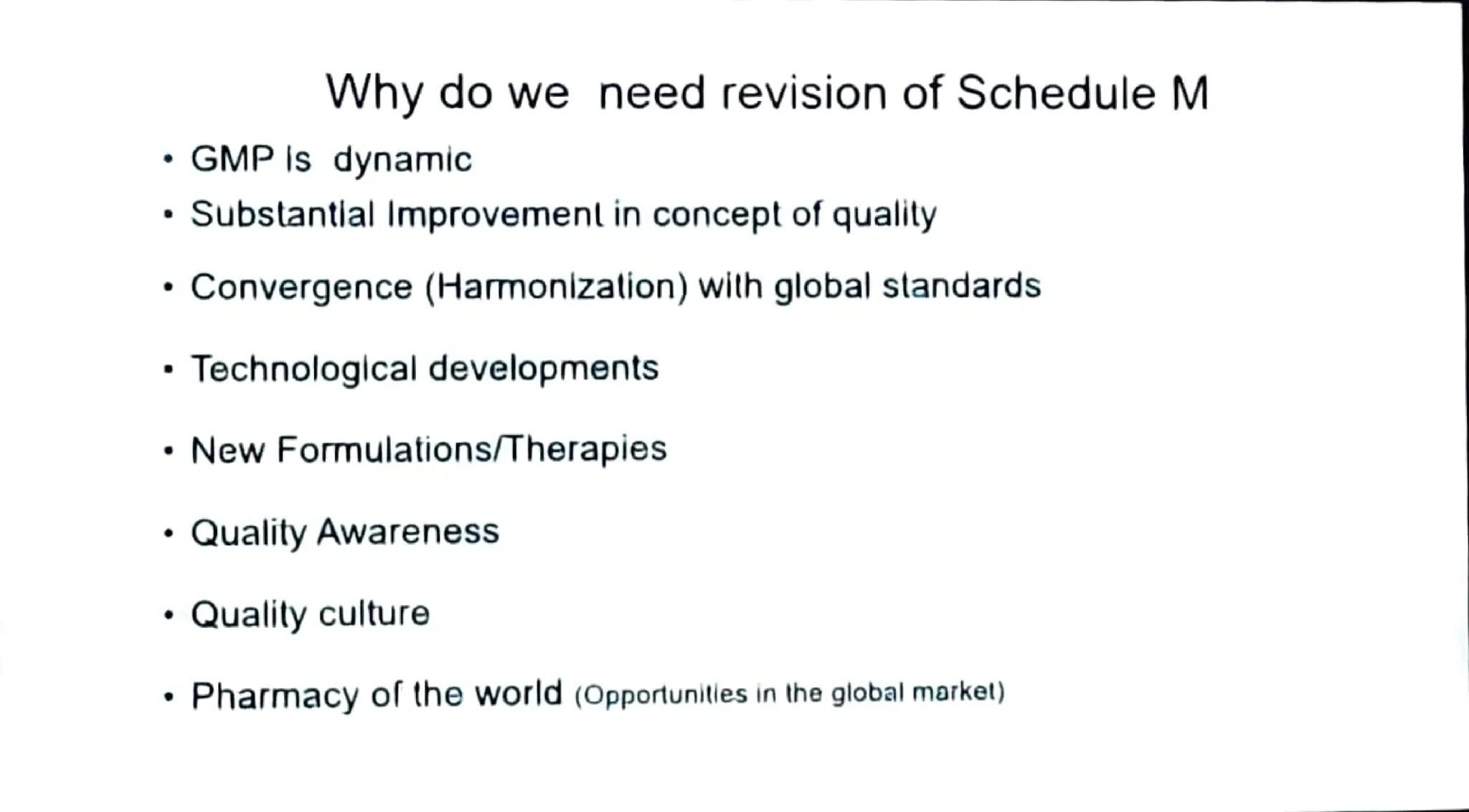 Revised Schedule M Introduction by CDSCO | PDF