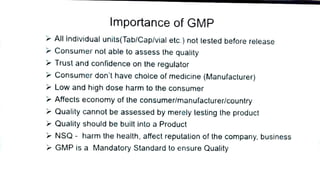 Revised Schedule M Introduction by CDSCO | PDF