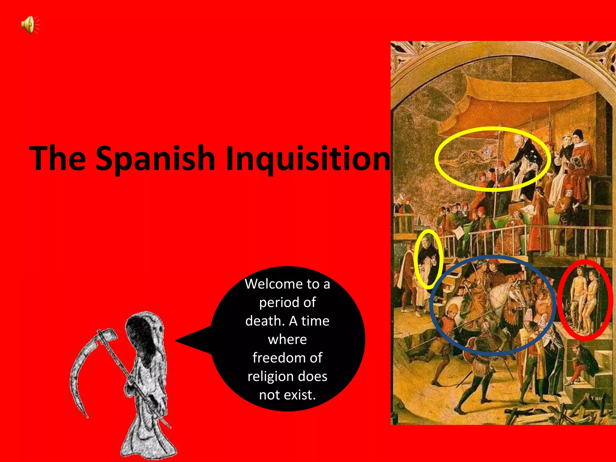 Student Work Sample: The Spanish Inquisition | PPTX