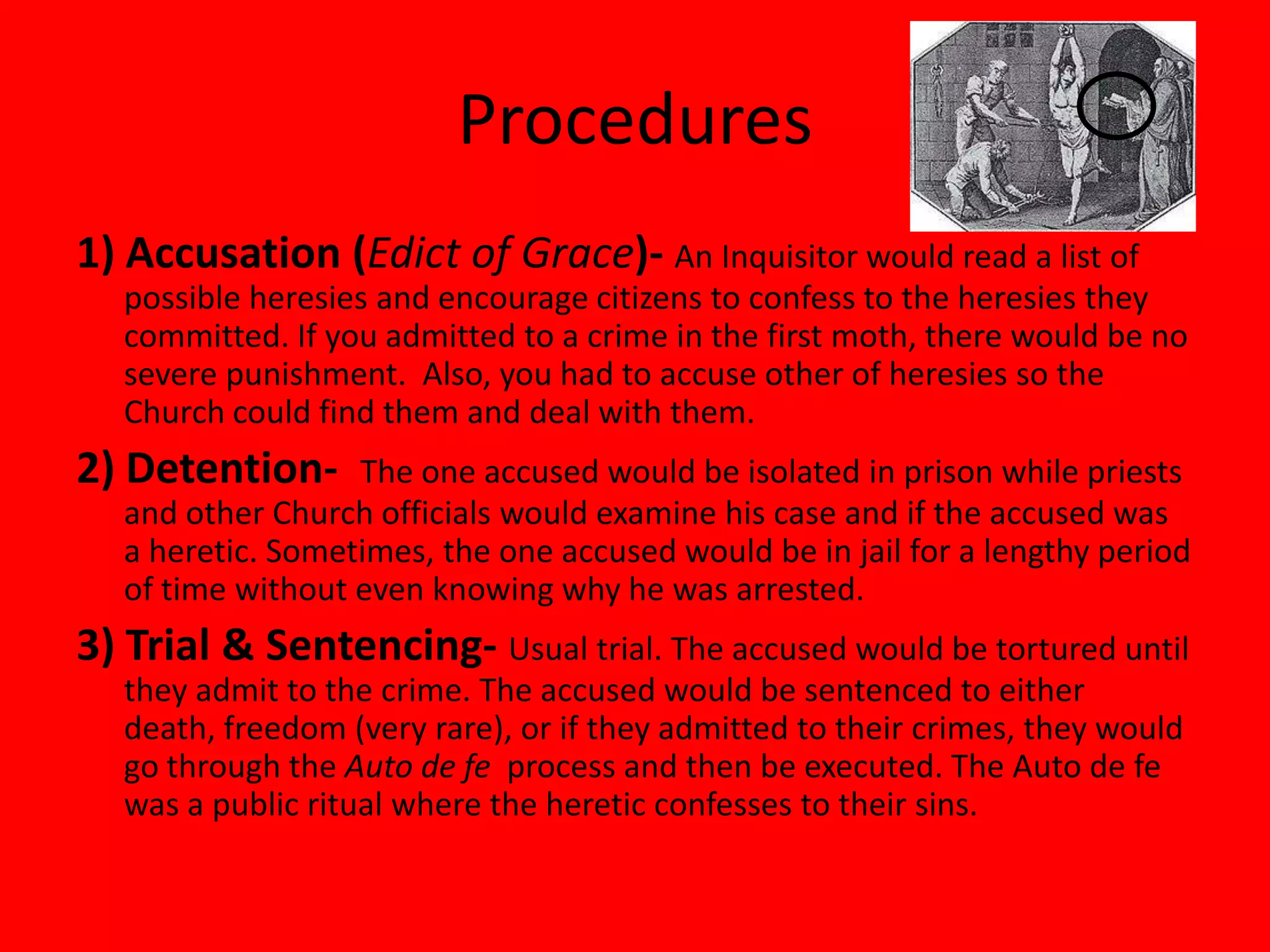 Student Work Sample: The Spanish Inquisition | PPTX