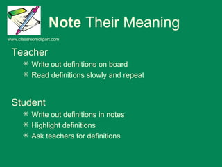 Note Taking Strategy | PPT