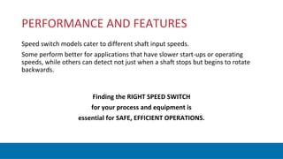 DAZIC Zero Speed Switches | PPTX