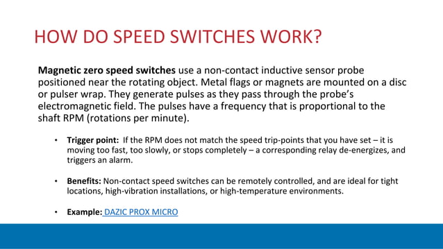 DAZIC Zero Speed Switches | PPTX | Auto Repair | Automotive
