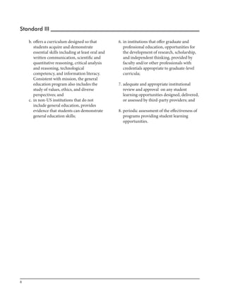 Revised standardsfinal msche | PDF