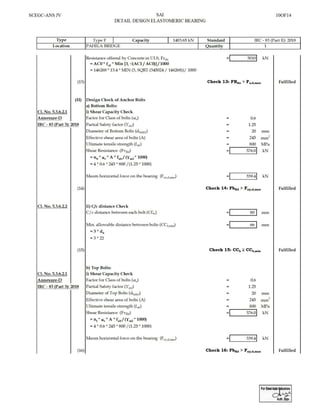 A Sample design report of Elastomeric Bearing-IRC 83-2018 Part -II | PDF