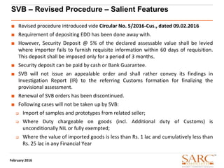 Importing Goods from Related Parties - Revised SVB Procedure | PPT