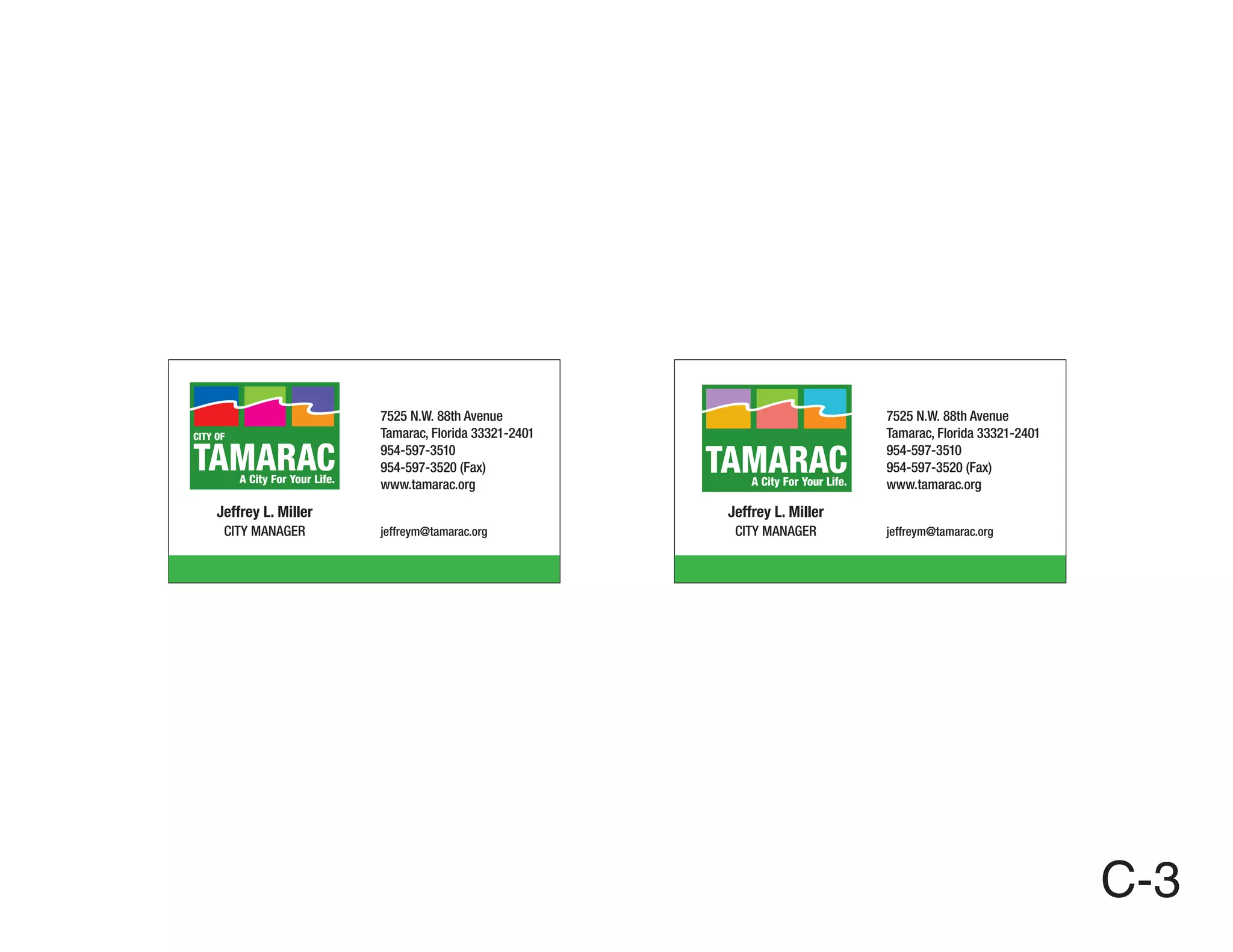 City of Tamarac branding proposals | PDF | Technology & Computing