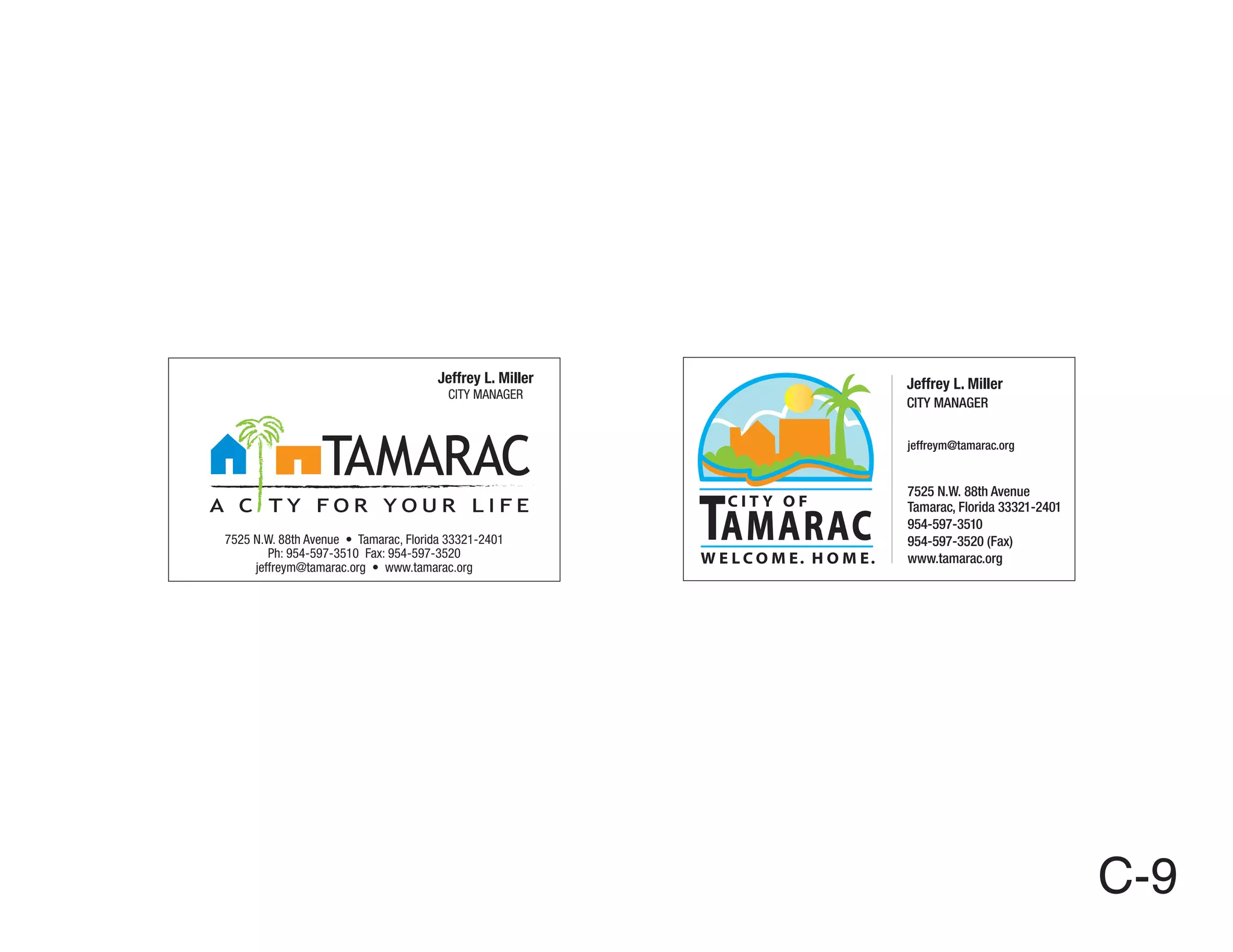 City of Tamarac branding proposals | PDF
