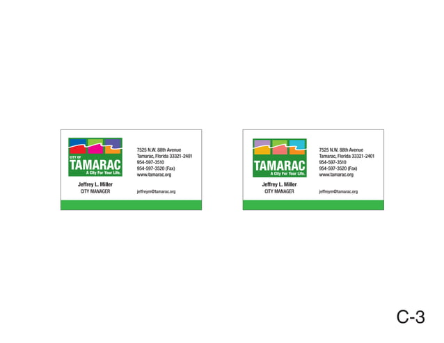 City of Tamarac branding proposals | PDF | Technology & Computing