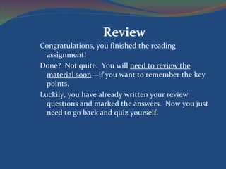 Unit 4: Active Reading | PPT