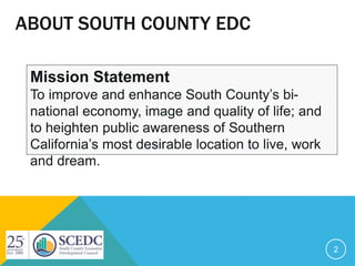 SCEDC 5 Year Economic Development Strategy | PPTX