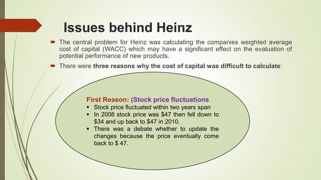 Heinz Case Study: ESTIMATING THE COST OF CAPITAL IN UNCERTAIN TIMES ...