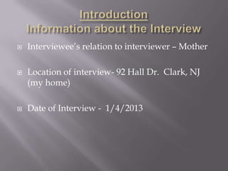 WGS biography Project | PPTX