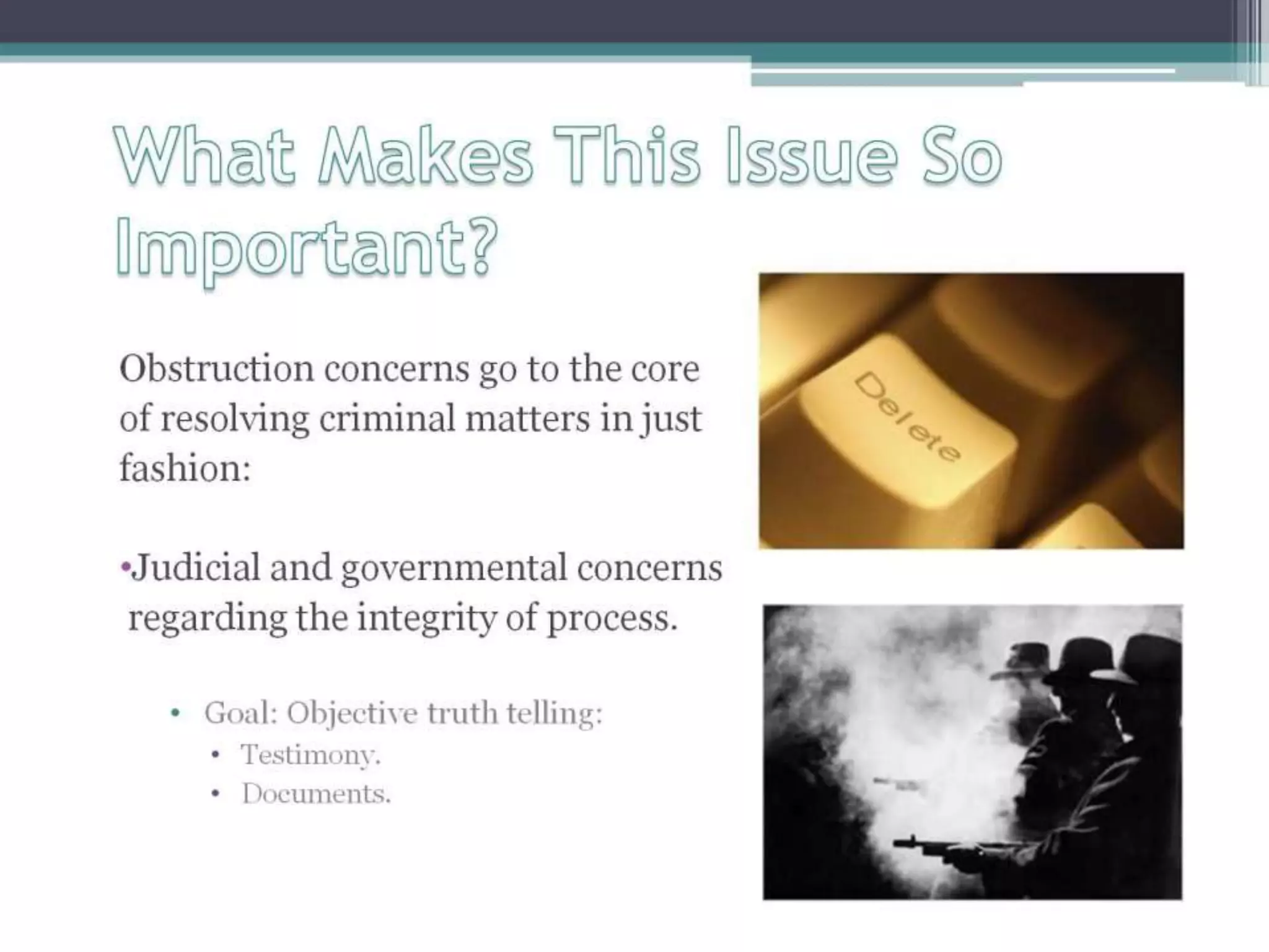 A Primer on Avoiding Federal Obstruction of Justice & Witness Tampering ...