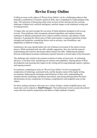 Revise Essay Online.pdf