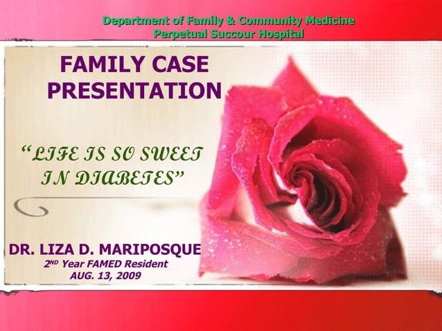 Revise Family Case Presentation Final | PPT
